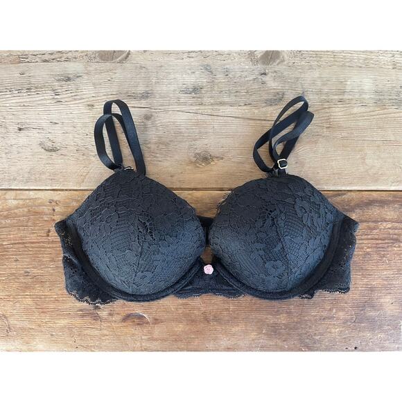 Victoria's Secret | Intimates & Sleepwear | Victorias Secret Pure Black ...